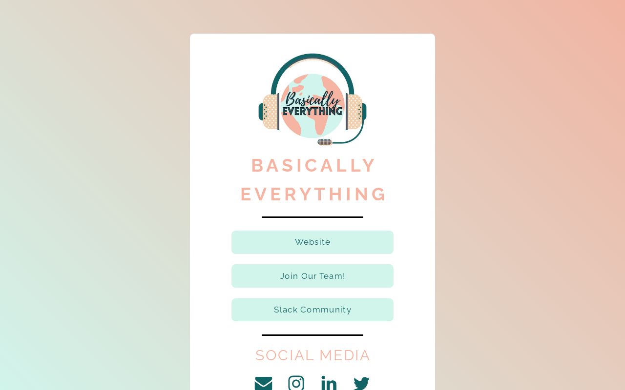 Basically Everything